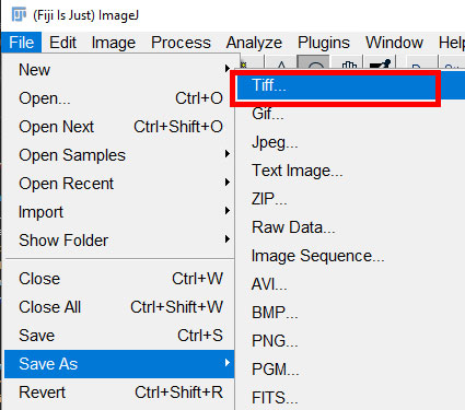 【ImageJ/Fiji】イメージサイズ（解像度）を変更