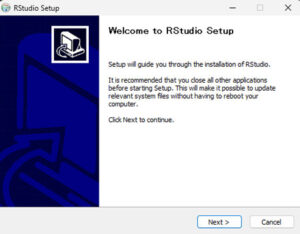 【RStudio】RとRStudioのインストール