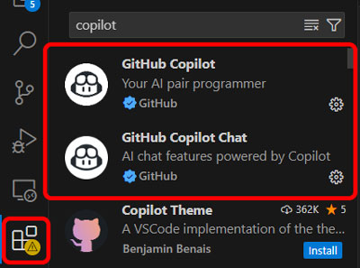 【VSCode】VSCodeにGitHub Copilotを導入